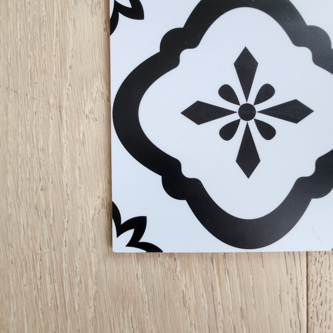 Vinyl Floor Stick on Tile - Flower Sea | Stick on Tiles Australia