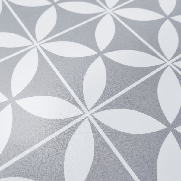Vinyl Floor Stick on Tile - Grey Star – Stick on Tiles Australia