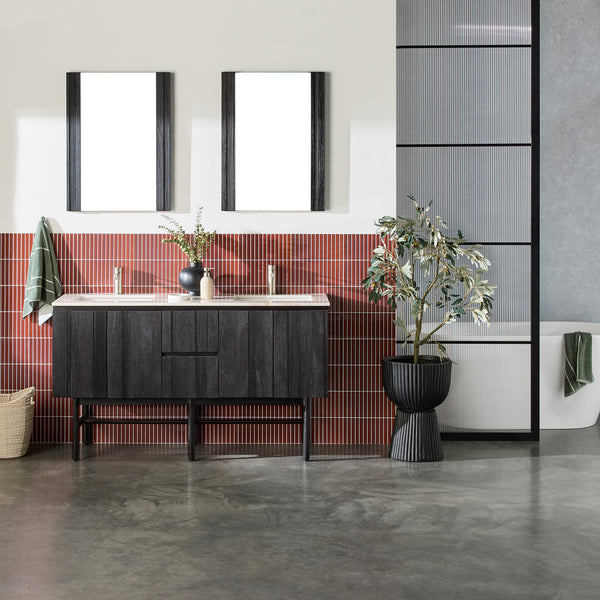 Kit Kat Stick on Tile - Deep Red – Stick on Tiles Australia