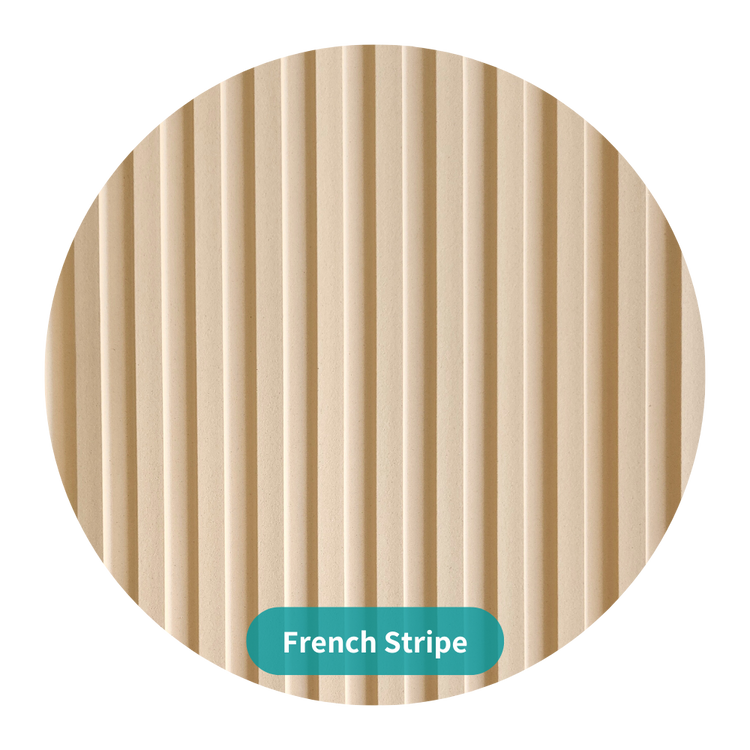 Flexible Wood Roll Panels - Large Scallop – Stick on Tiles Australia