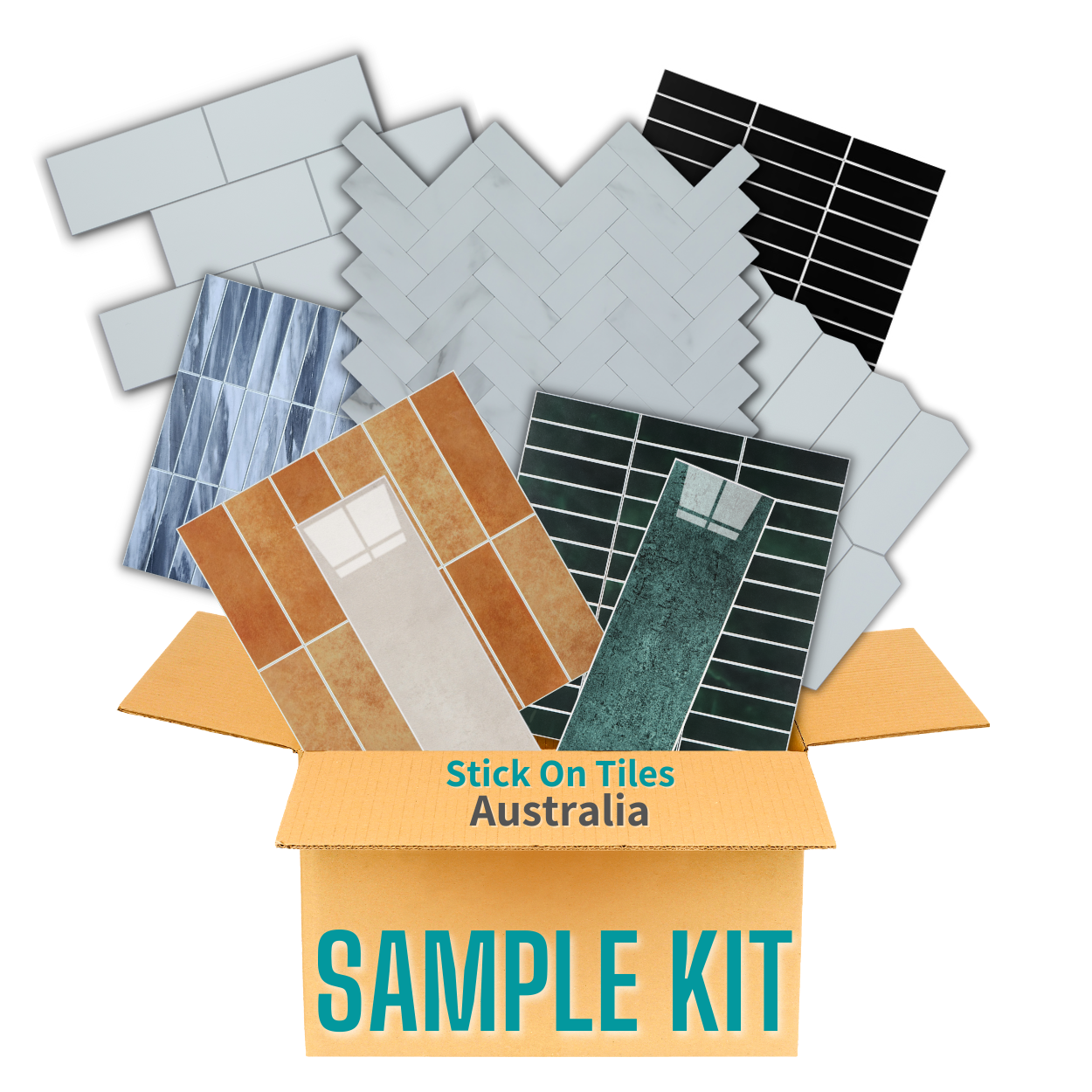 Sample Kit - Composite Tiles – Stick on Tiles Australia