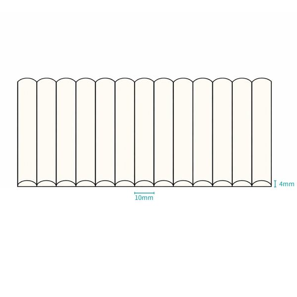 Flexible Wood Roll Panels - Demi Round – Stick on Tiles Australia