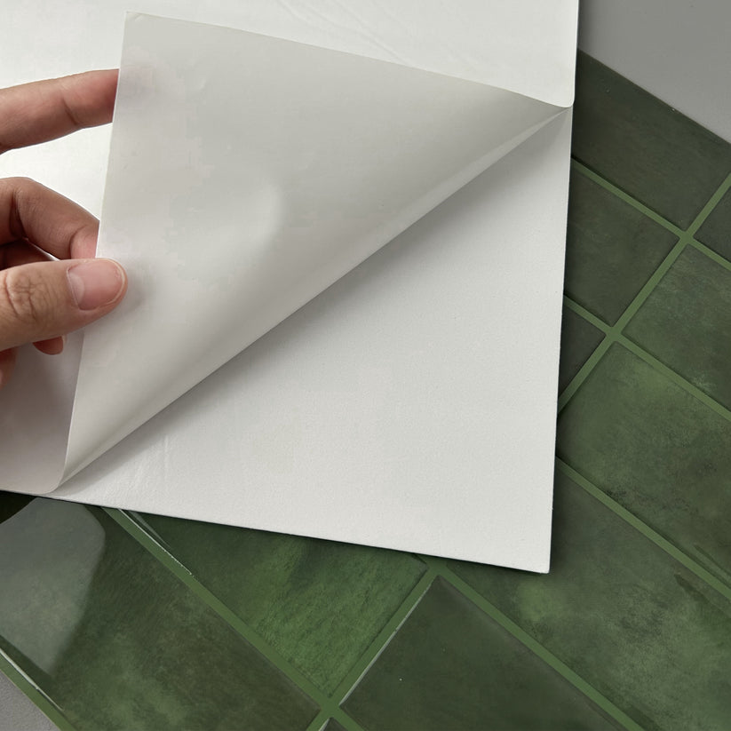 Large Kit Kat Stick on Tile - Dark Green – Stick on Tiles Australia