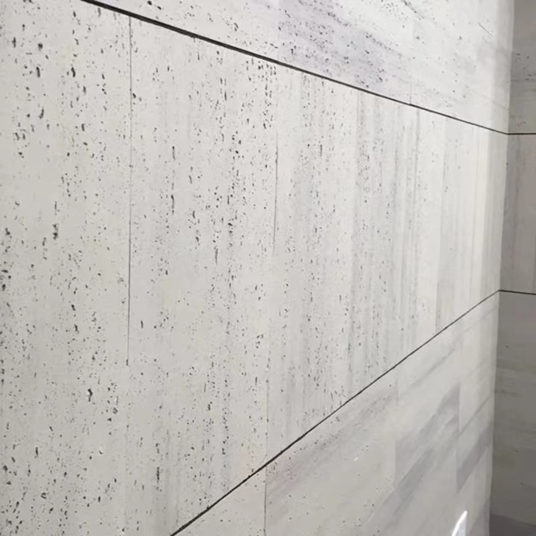 Soft Stone Travertine - Grey – Stick on Tiles Australia
