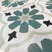 Vinyl Floor Stick on Tile - Green Flower – Stick on Tiles Australia