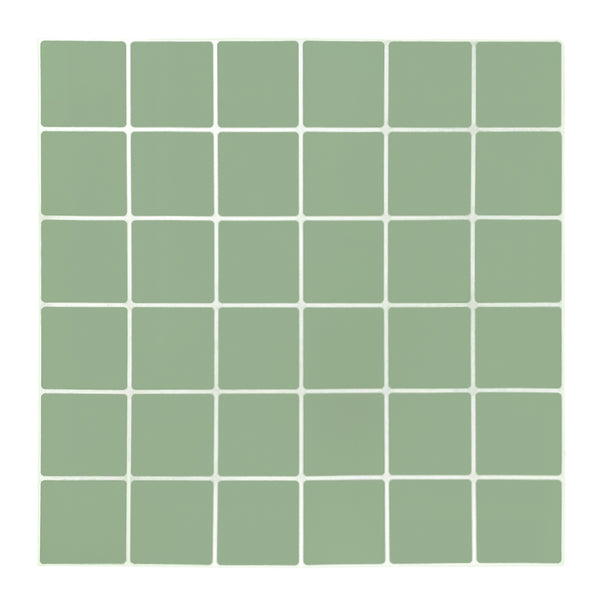 Square Stick on Tile - Matte Sage Green – Stick on Tiles Australia