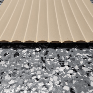 Flexible Wood Roll Panels - Large Demi Round – Stick on Tiles Australia