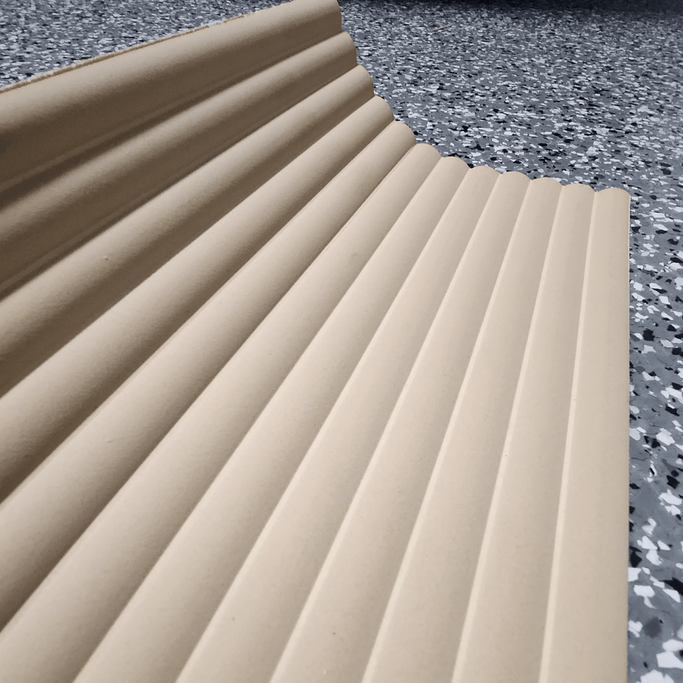 Flexible Wood Roll Panels - Large Demi Round – Stick on Tiles Australia