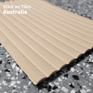 Flexible Wood Roll Panels - Large Demi Round – Stick on Tiles Australia
