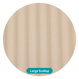 Flexible Wood Roll Panels - Large Scallop – Stick on Tiles Australia