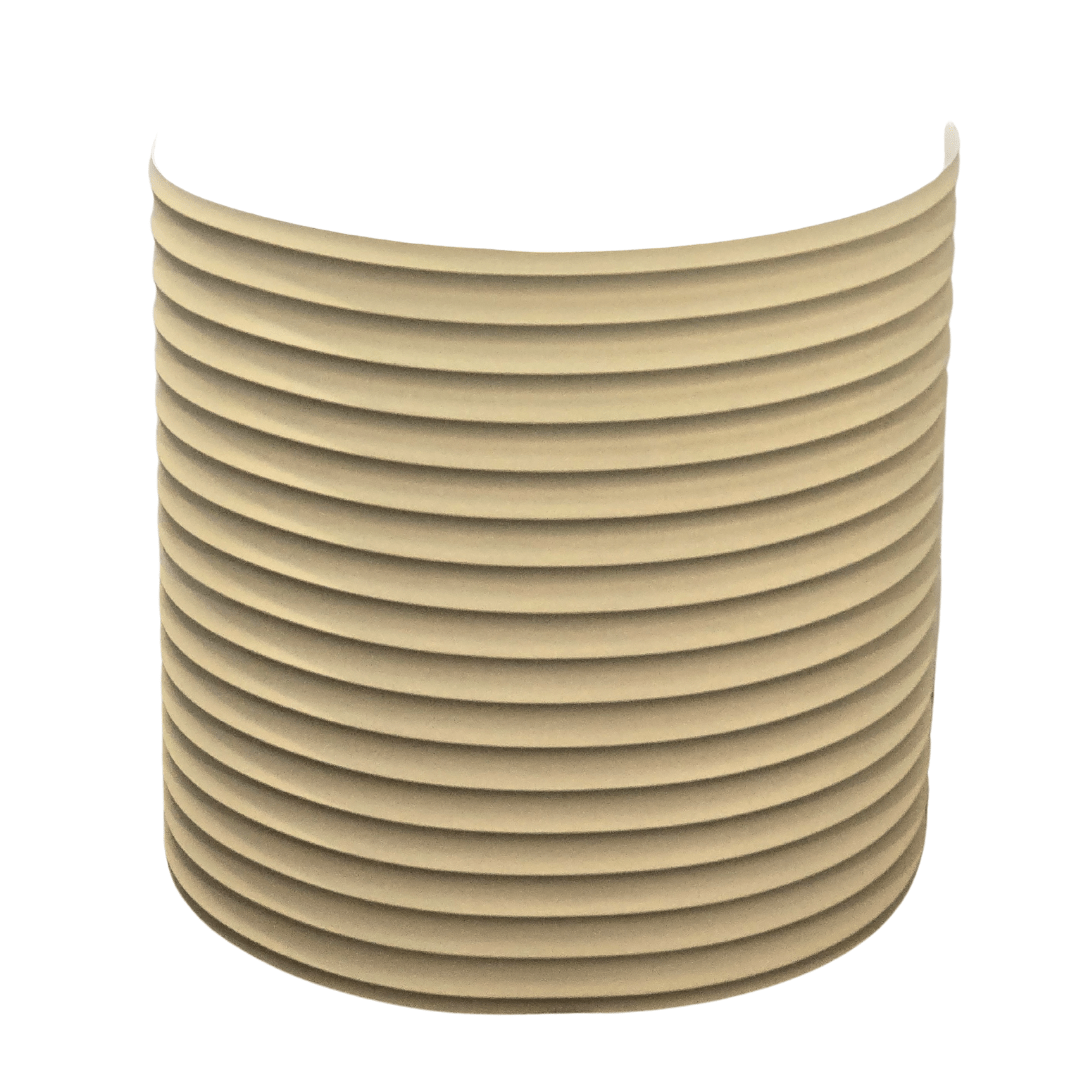 Flexible Wood Roll Panels - Large Scallop – Stick on Tiles Australia