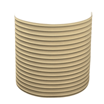 Flexible Wood Roll Panels - Large Scallop – Stick on Tiles Australia