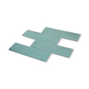Long Subway Stick on Tile - Eucalyptus Green | Stick on Tiles Australia